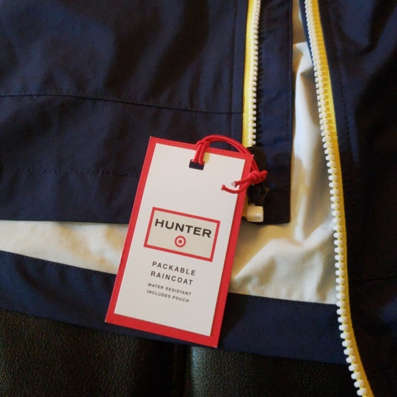 Hunter | Jackets & Coats | Hunter Navy Blue Rain Jacket Large | Poshmark